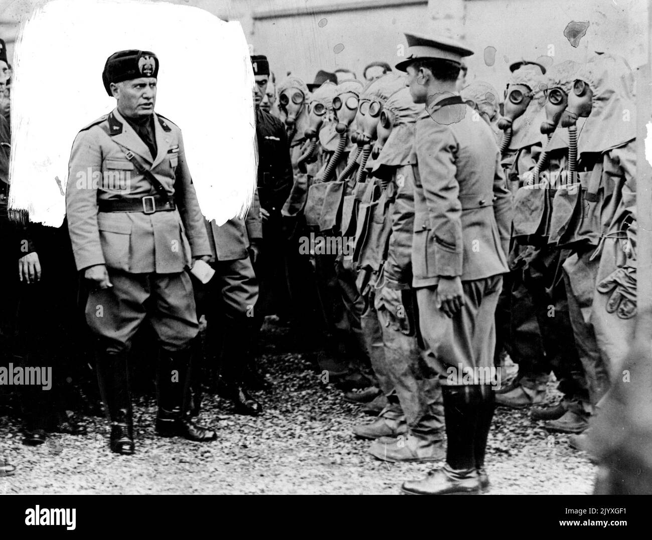 Mussolini a été accueilli comme un empereur romain lors de sa visite à ...
