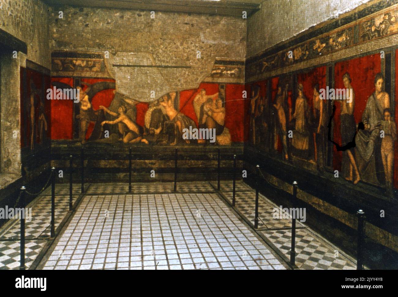 Fresque romaine sur la villa Banque de photographies et d’images à ...