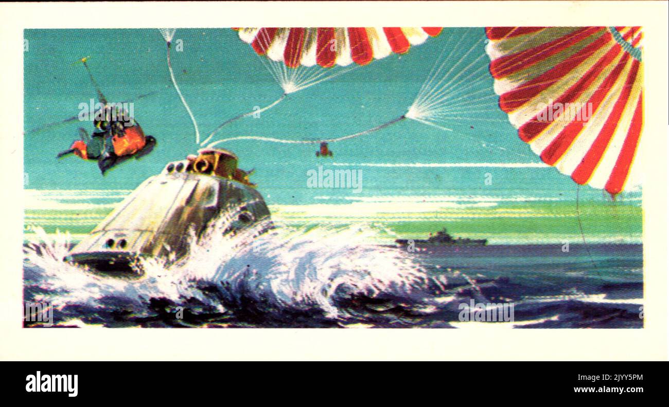 D'une série de cartes pour Brooke Bond Tea; 1973; 'The Race into Space ...
