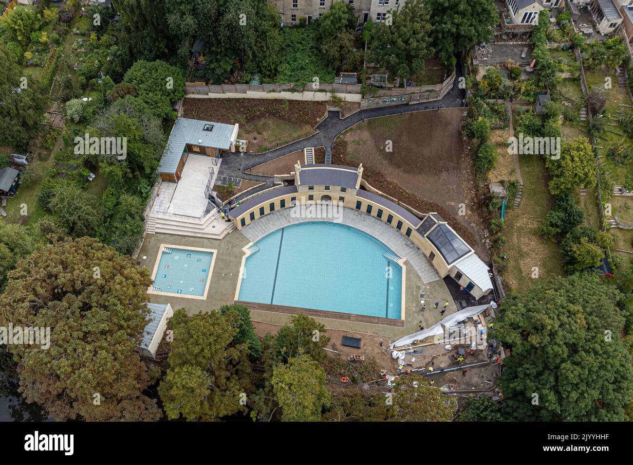 Les piscines de Cleveland à Bath ont été restaurées après un projet de ...