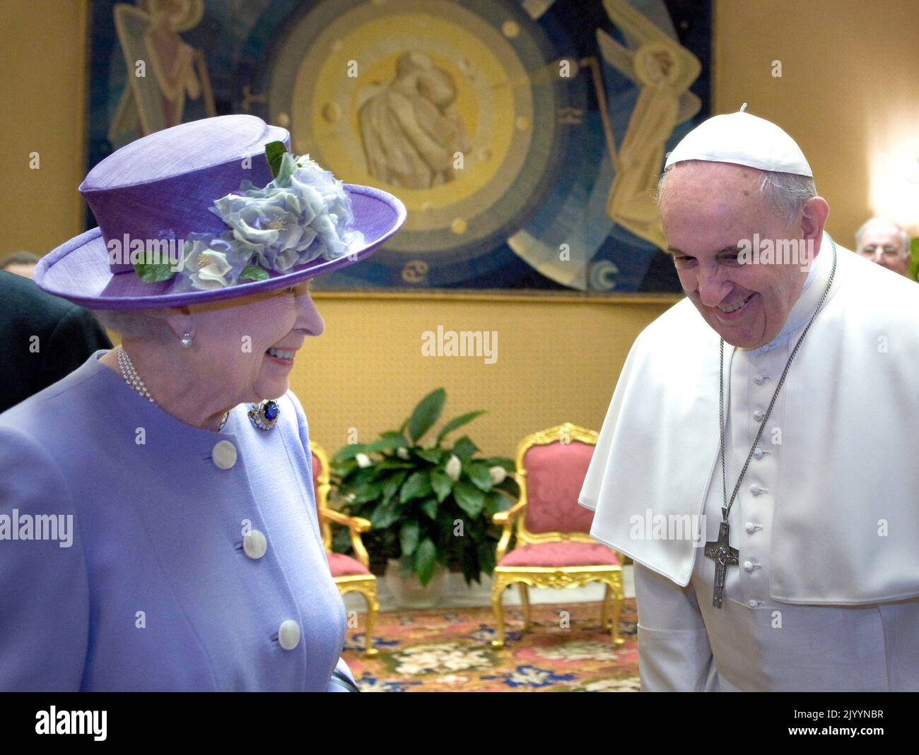 La reine Elizabeth est décédée le 9 septembre 2022. Dans l'archive ...