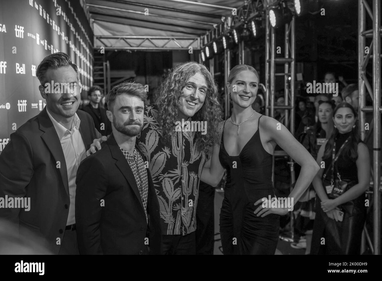 Le réalisateur Eric Appel, acteur Daniel Radcliffe wierd Al Yankovifc ...