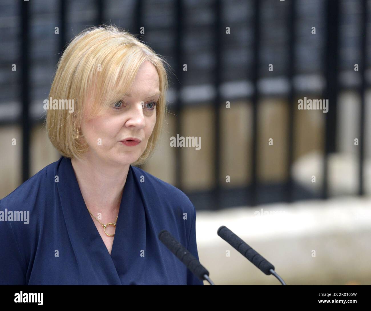 Liz truss premier jour en tant que premier ministre Banque de ...