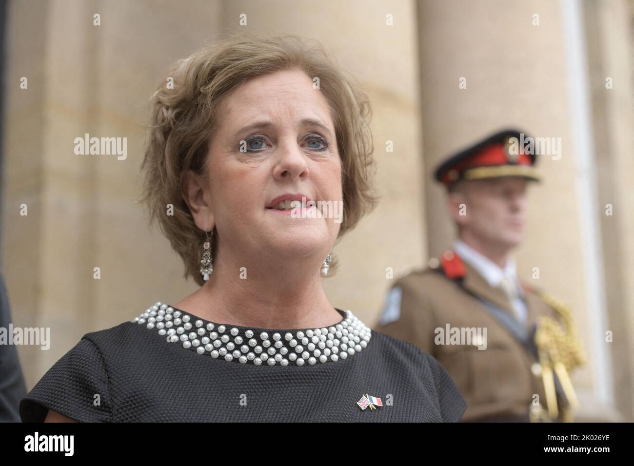 Paris, France, le 09/09/2022, l'ambassadeur britannique en France Menna ...