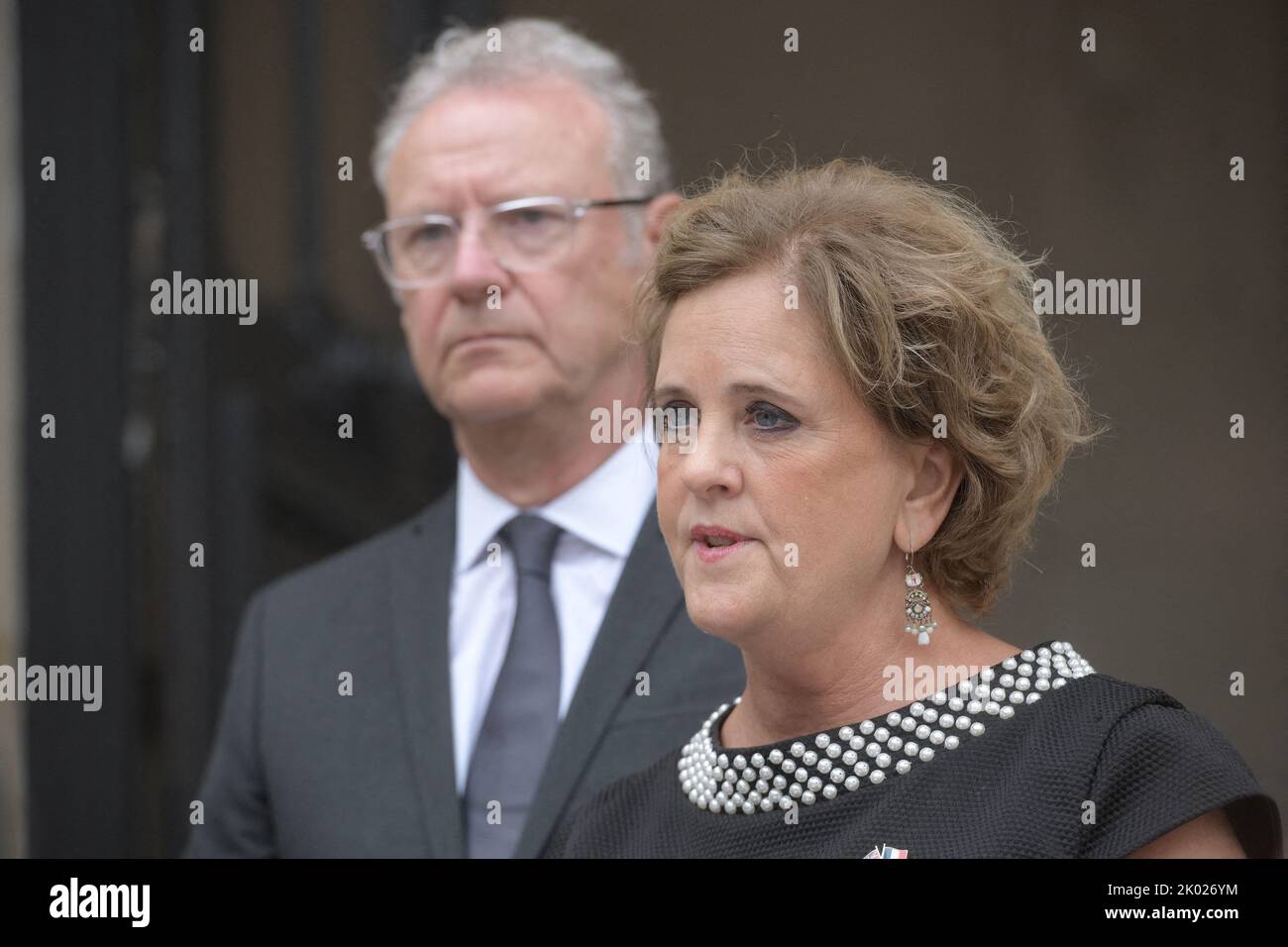 Paris, France, le 09/09/2022, l'ambassadeur britannique en France Menna ...