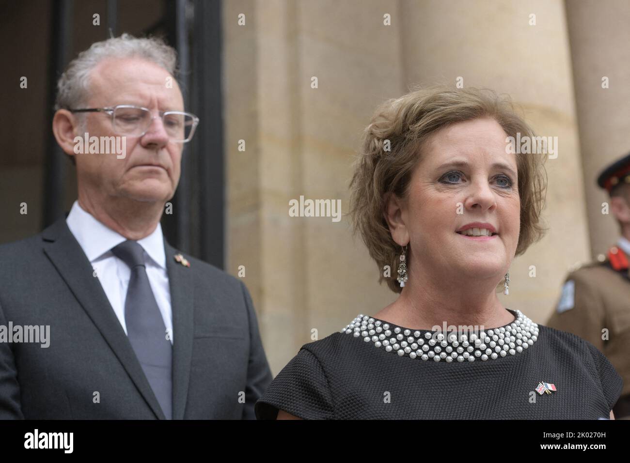 Paris, France, le 09/09/2022, l'ambassadeur britannique en France Menna ...