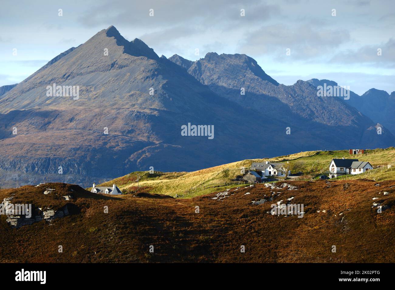 Black cuillin mountain range Banque de photographies et d’images à ...