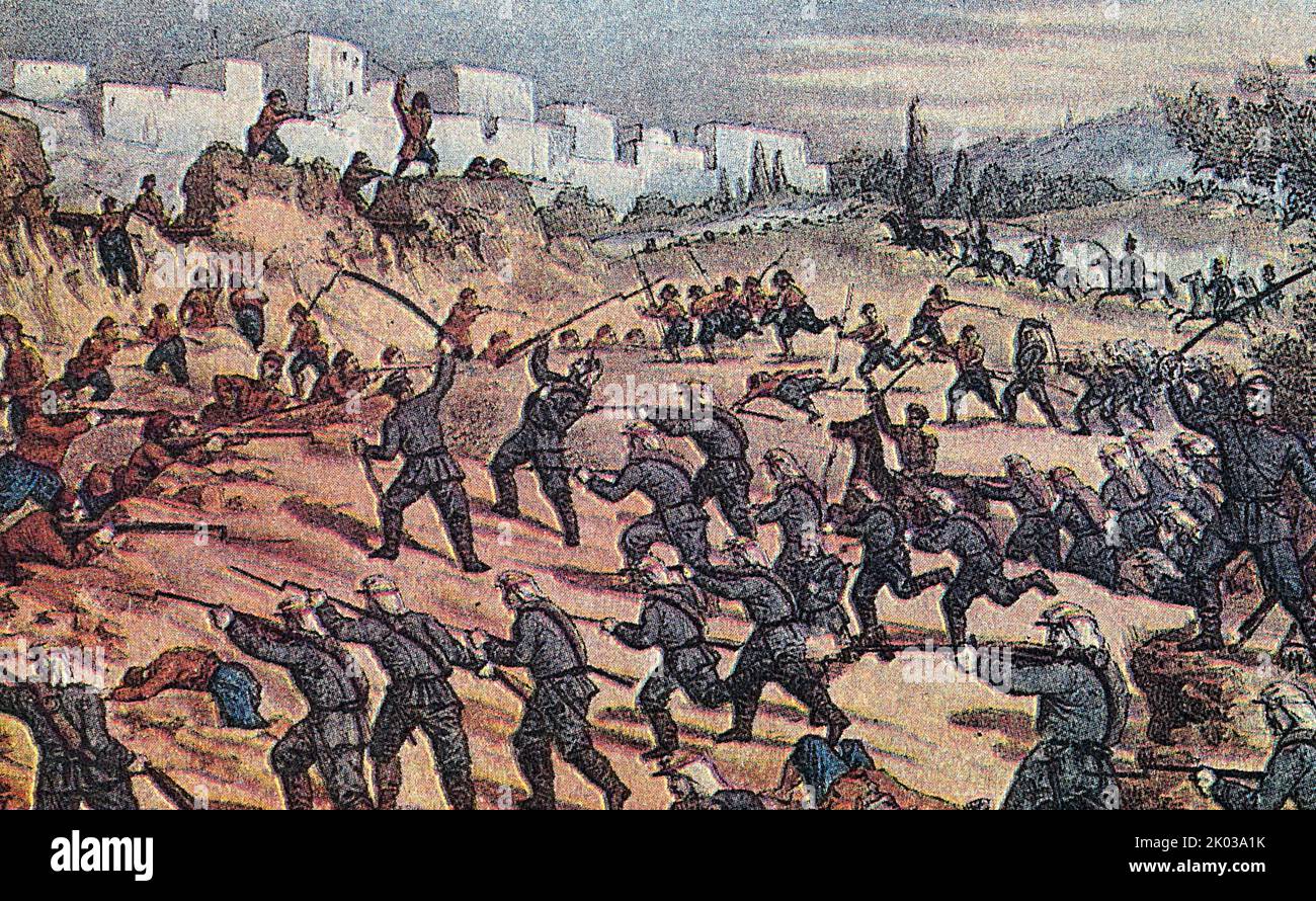 Bataille de Plevna. Le siège de Plevna, ou siège de Pleven, était une bataille majeure de la ...