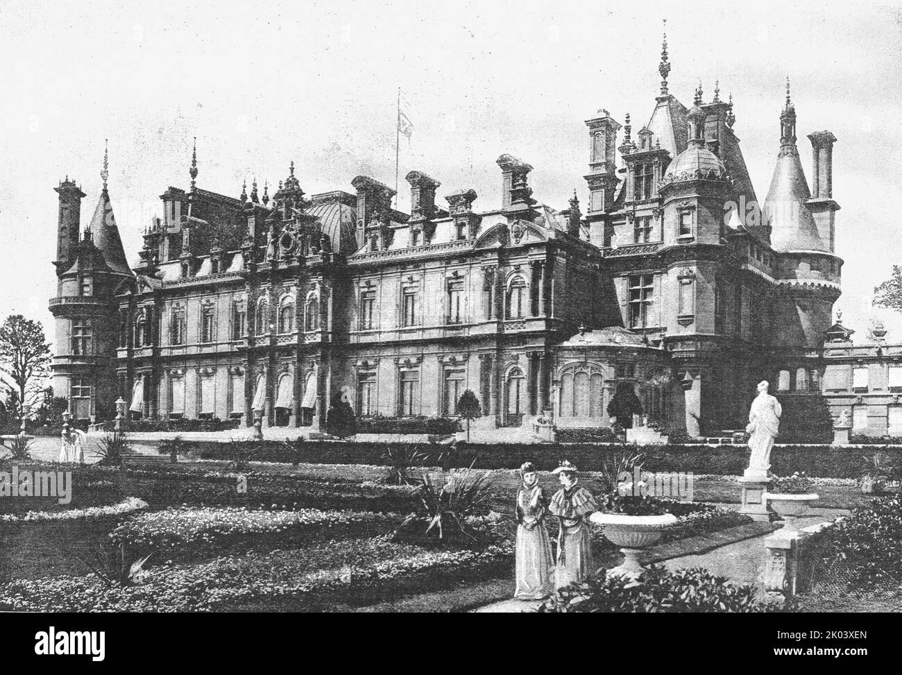 Baron ferdinand de rothschild Banque d'images noir et blanc - Alamy