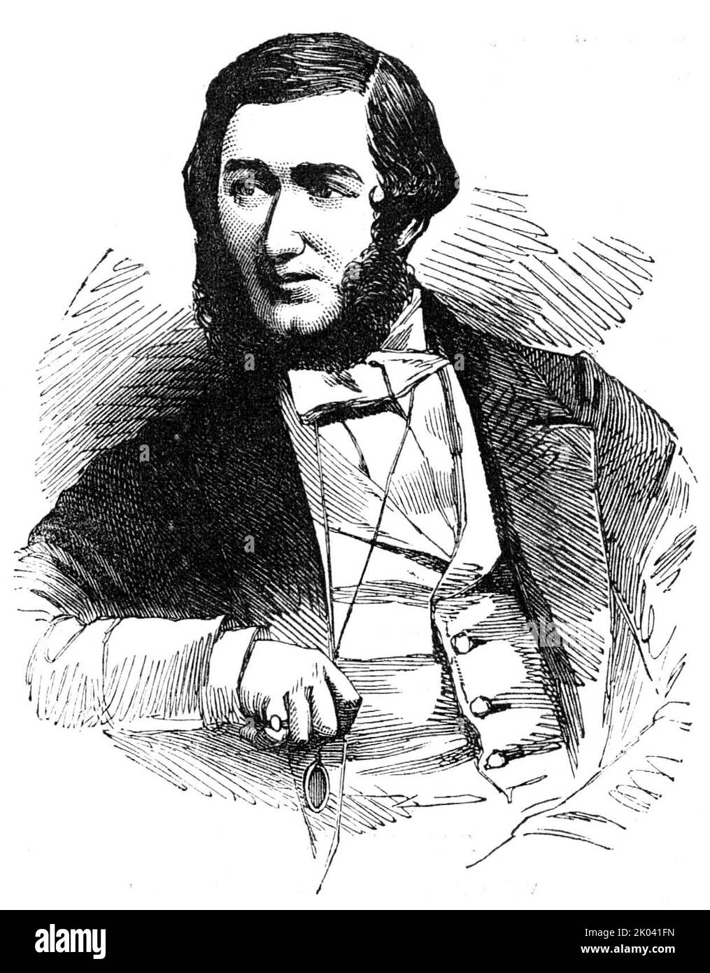 Viscount Ebrington, député de Marylebone - d'un daguerréotype de ...