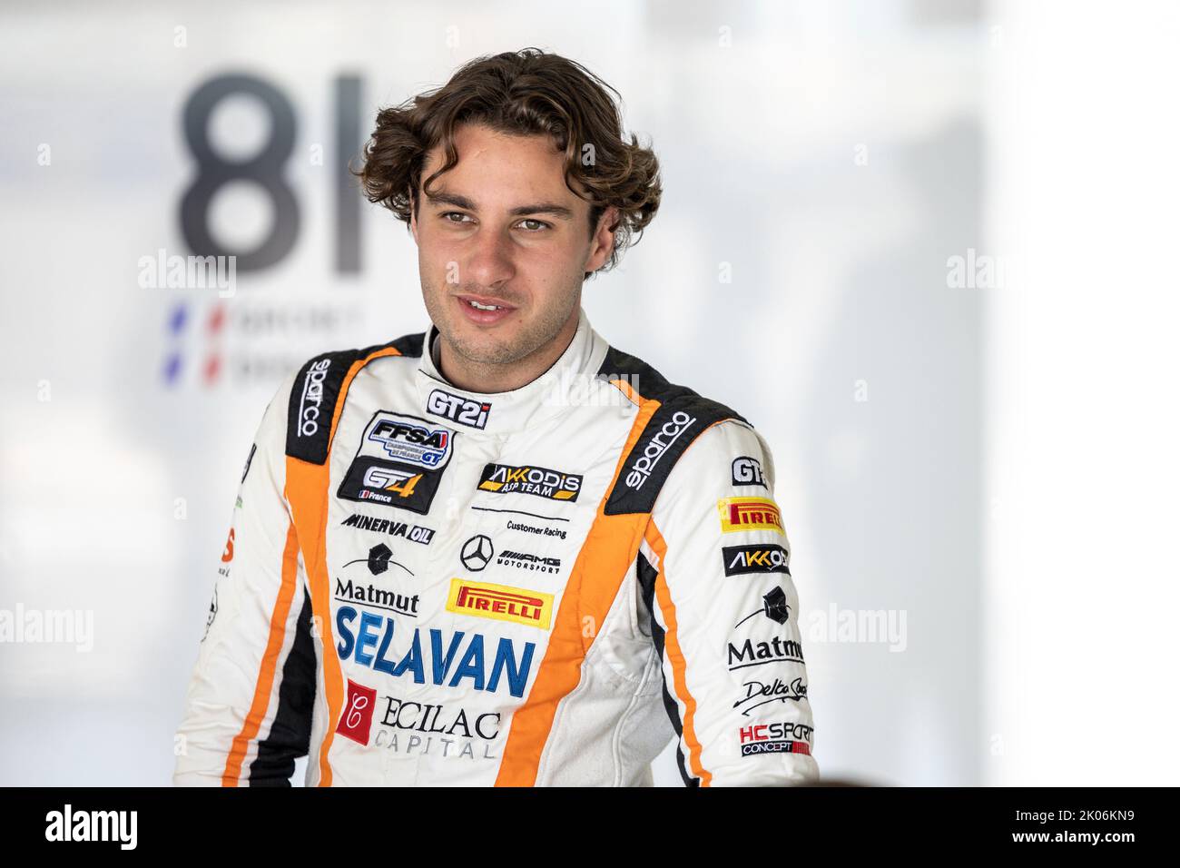 CHEVALIER Hugo, AKKODIS ASP Team, Mercedes AMG GT4, portrait pendant la ...