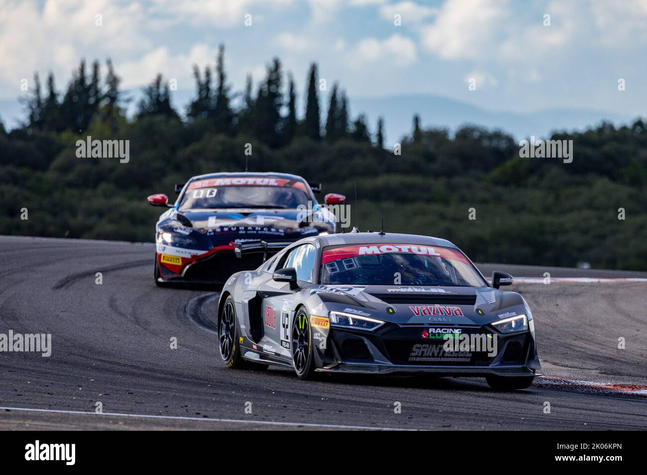 42 GUILVERT Gregory, FAESSEL Gregory, Saintéloc Racing, Audi R8 LMS GT4, action pendant la ronde ...