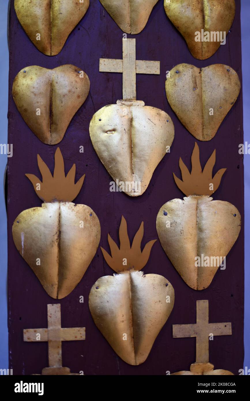 Détails décoratifs Mission Croix à l'intérieur de la chapelle dans l ...