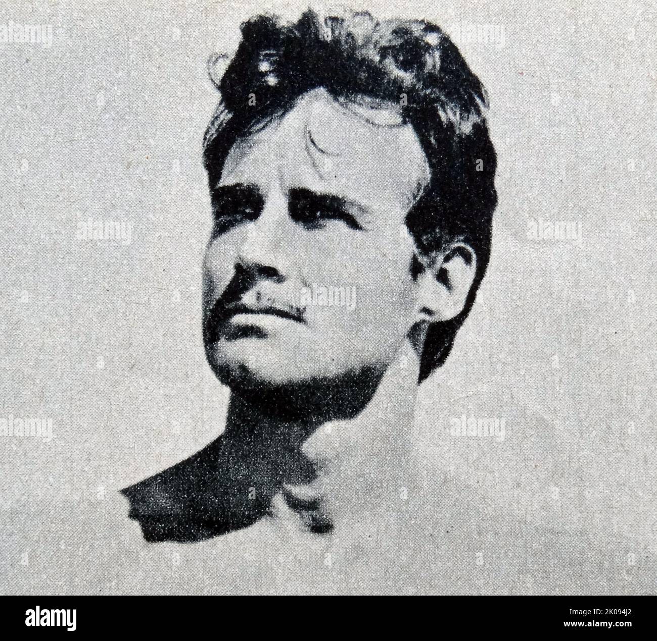 Découpe de journaux et photographie de Steve Reeves dans le film Thief ...