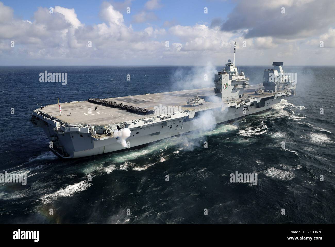 À Sea, Royaume-Uni. 09th septembre 2022. Le vaisseau amiral de la ...