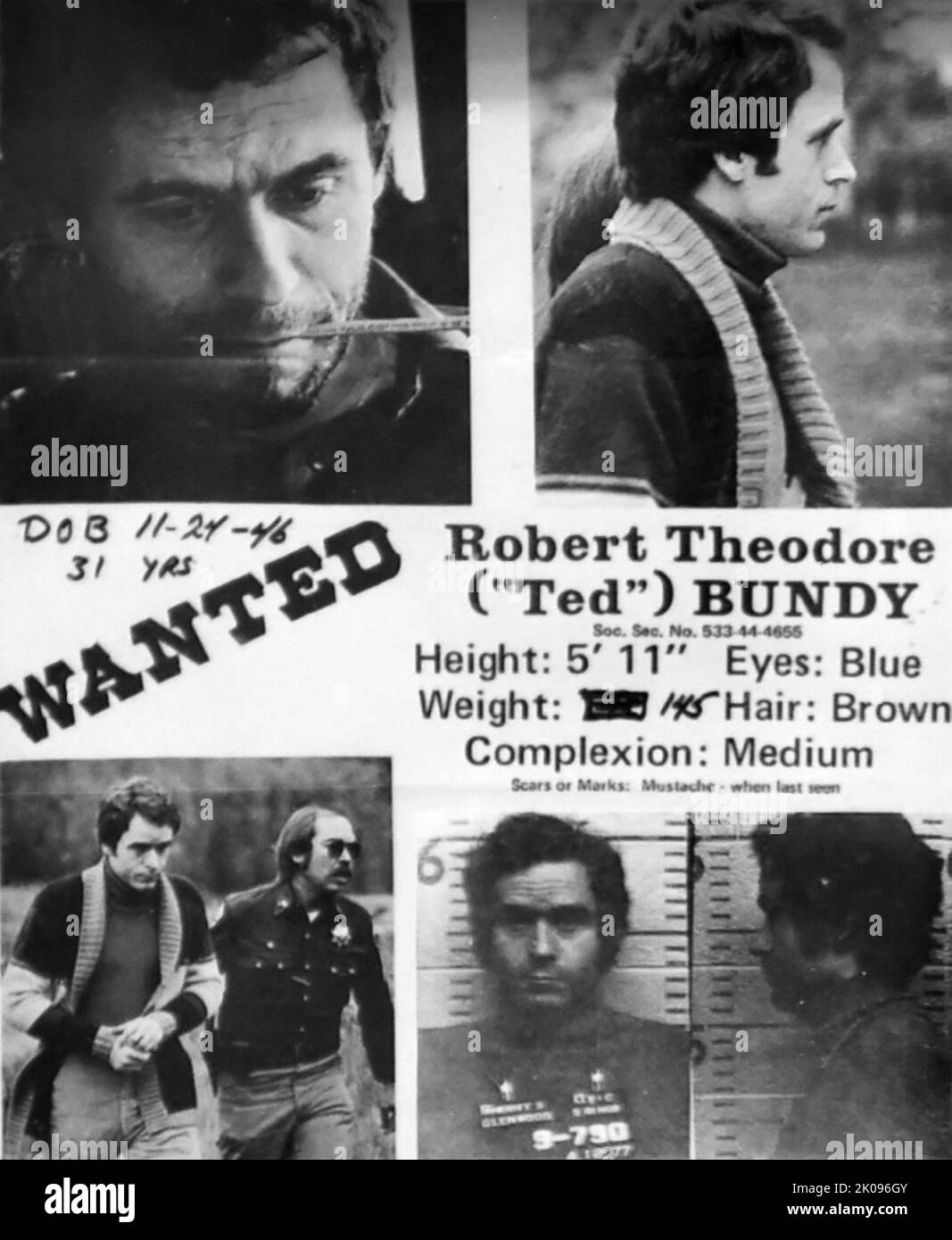 Theodore Robert Bundy (né Cowell; 24 novembre 1946 - 24 janvier 1989 ...