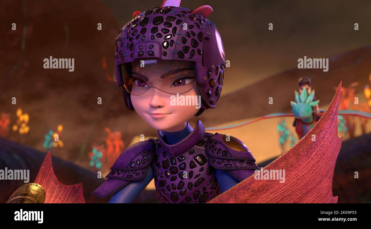 DRAGONS: LES NEUF ROYAUMES, Jun Wong (voix: Ashley Liao), il vole dans la famille, (saison 3, ep ...