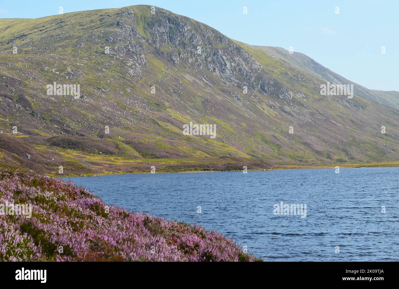 Loch Callater près de Braemar, un site d'intérêt scientifique spécial ...