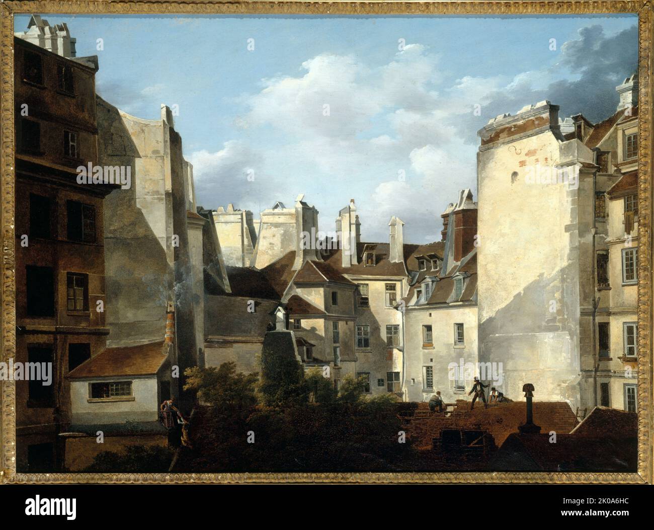 Peinture des toits de paris Banque de photographies et d’images à haute ...