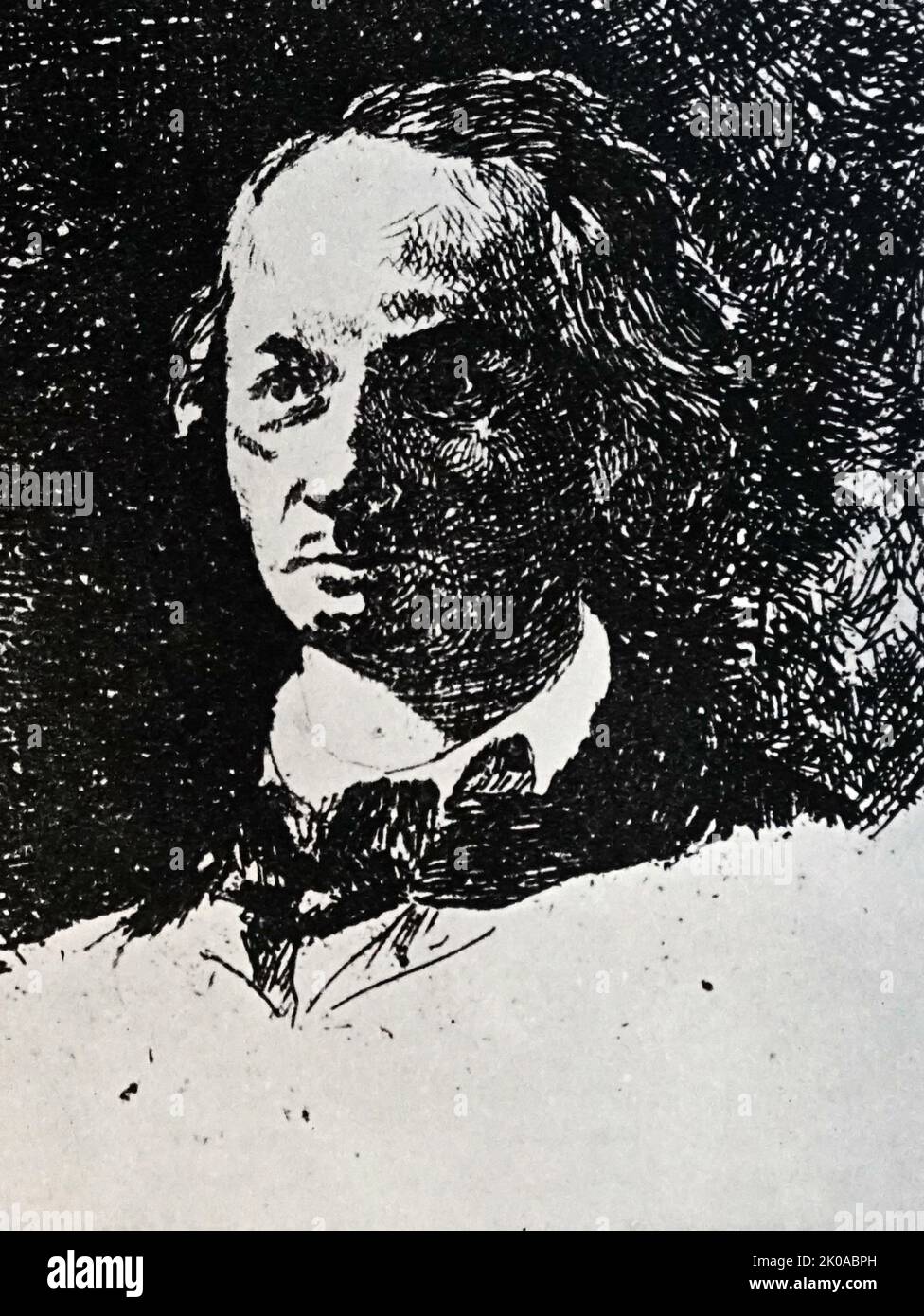 Portrait de baudelaire par nadar Banque de photographies et d’images à ...