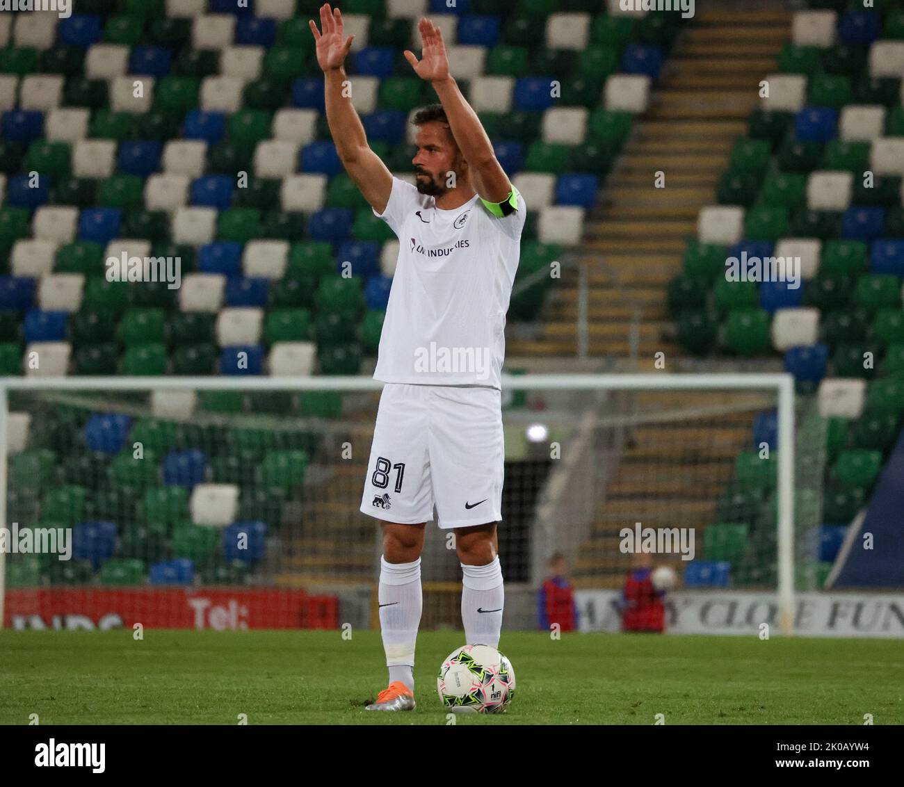 Tomas simkovic footballeur de la ligue lettone Banque de photographies ...