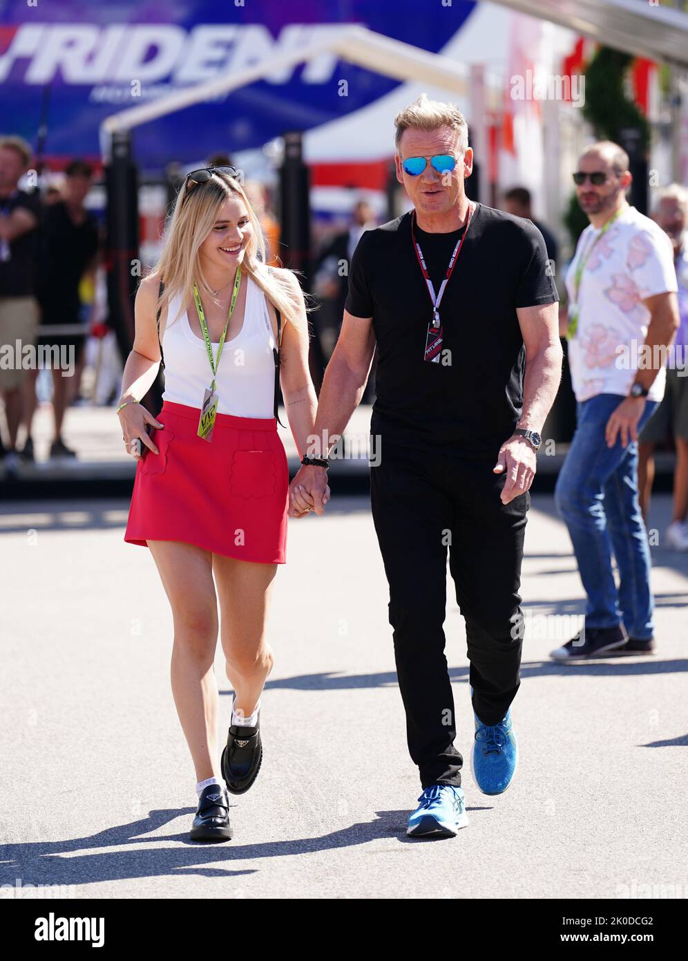 Le célèbre chef Gordon Ramsey avec sa fille Holly Anna Ramsay arrive ...