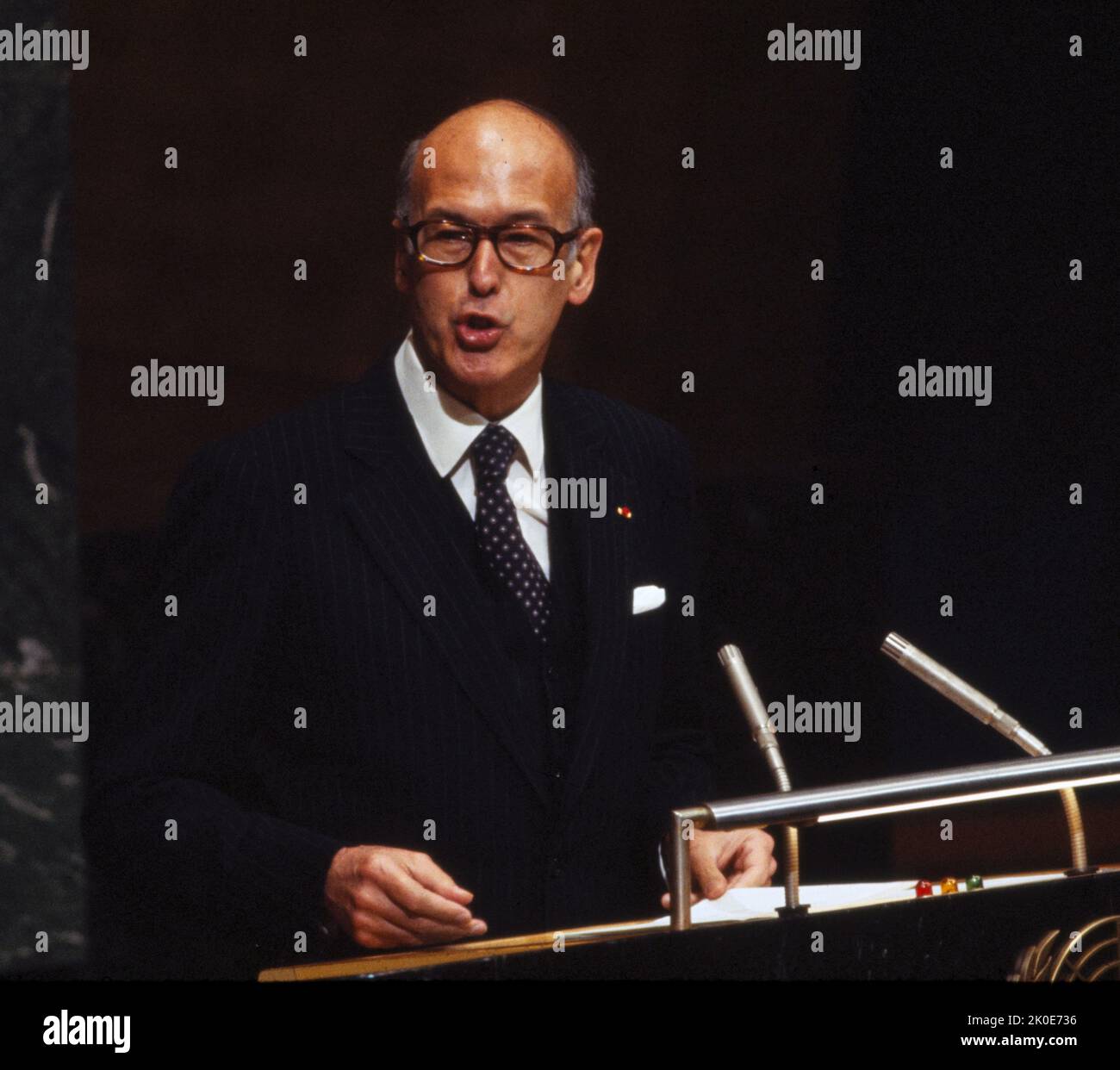 President giscard france Banque de photographies et d’images à haute ...