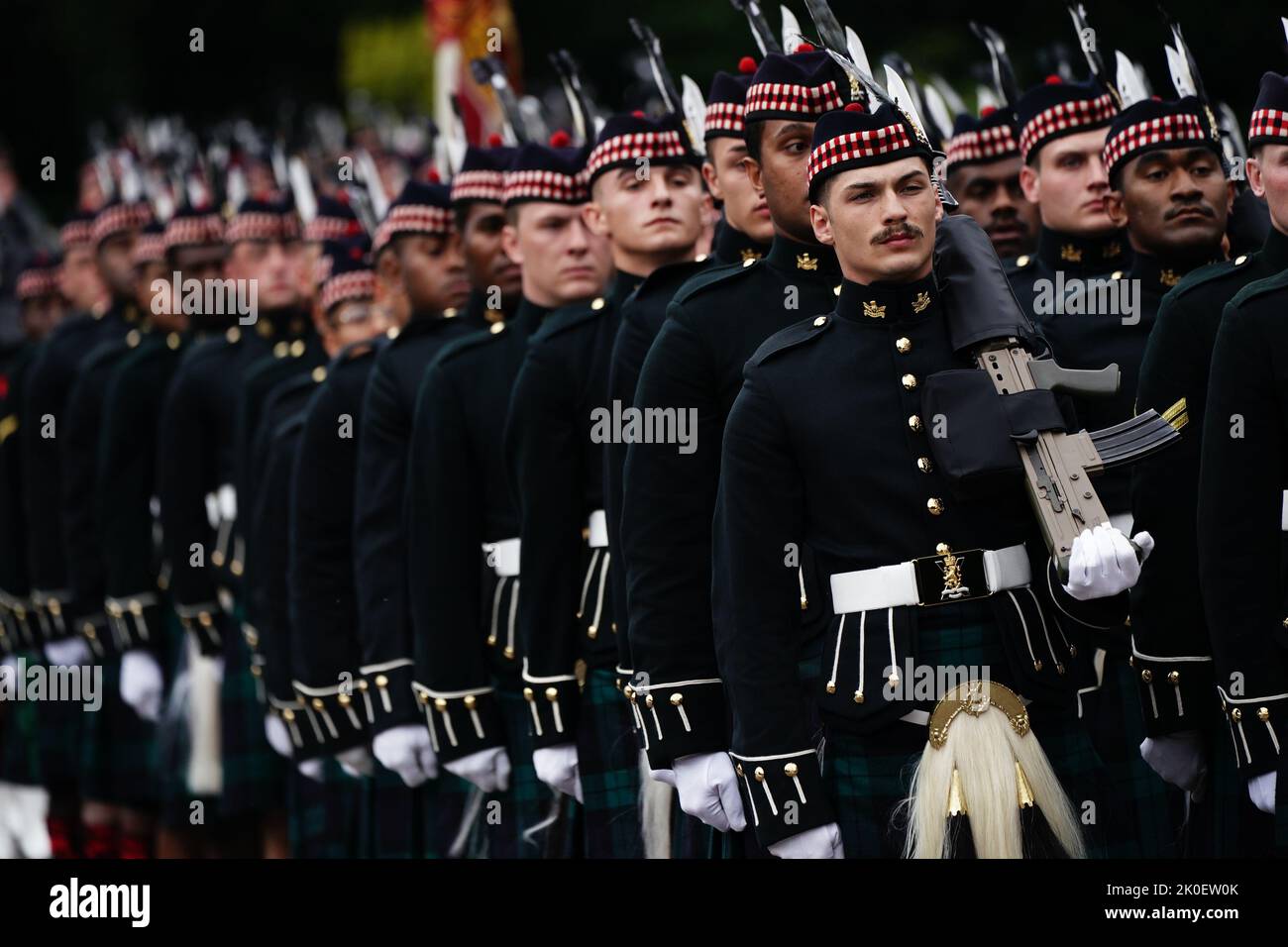 La garde d'honneur du roi Bodyguard pour l'Écosse (Royal Company of ...