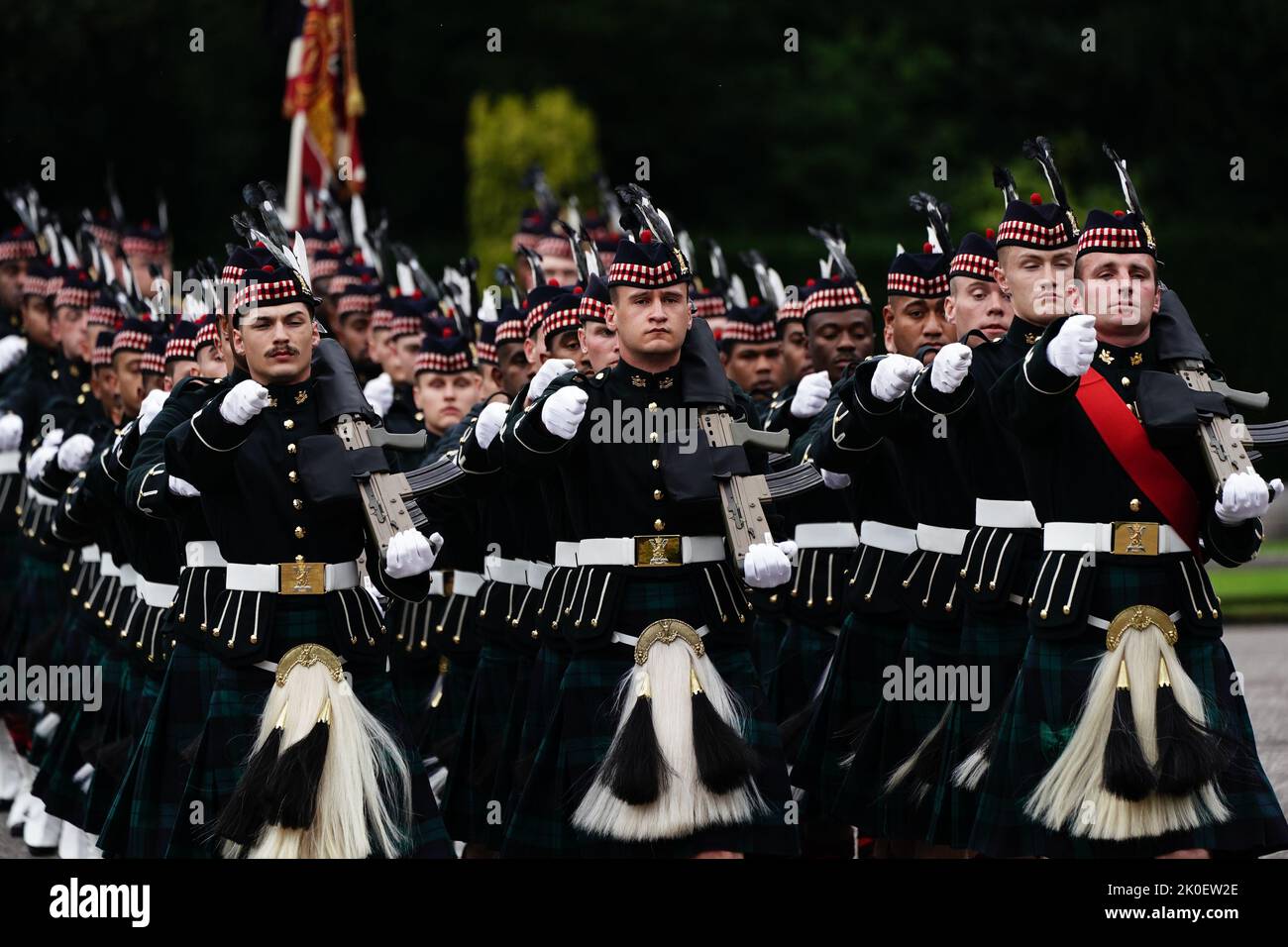 La garde d'honneur du roi Bodyguard pour l'Écosse (Royal Company of ...
