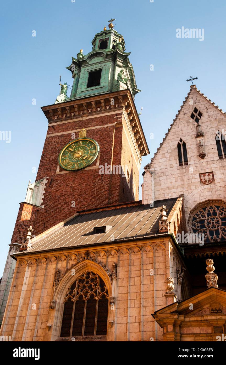Le château royal de Wawel, à Cracovie, en Pologne, se compose de ...