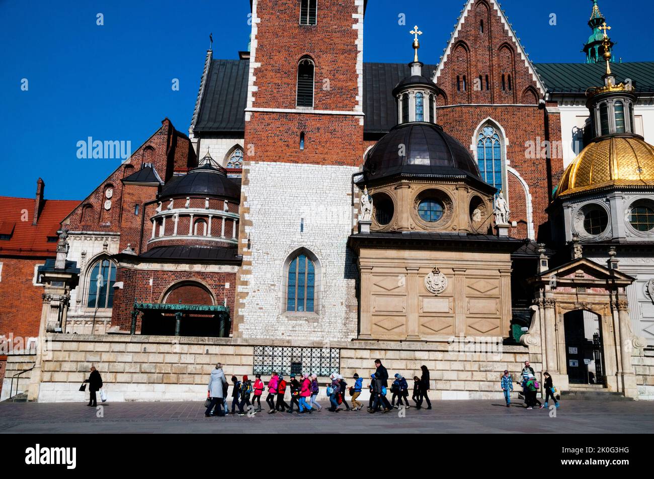 Le Château Royal de Wawel à Cracovie, Pologne Photo Stock - Alamy
