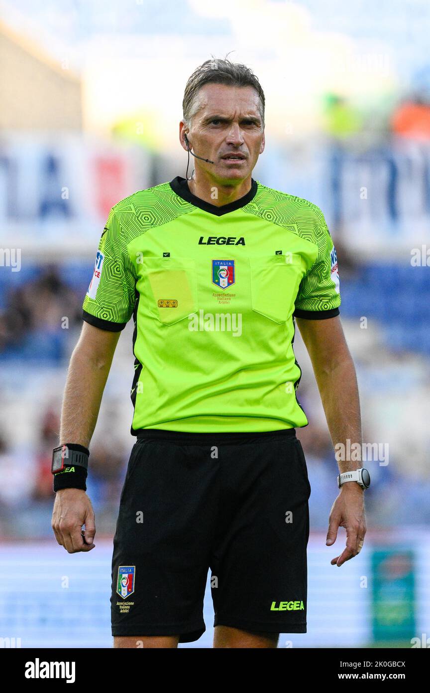 Massimiliano Irrati arbitre lors de la Ligue italienne de championnat ...