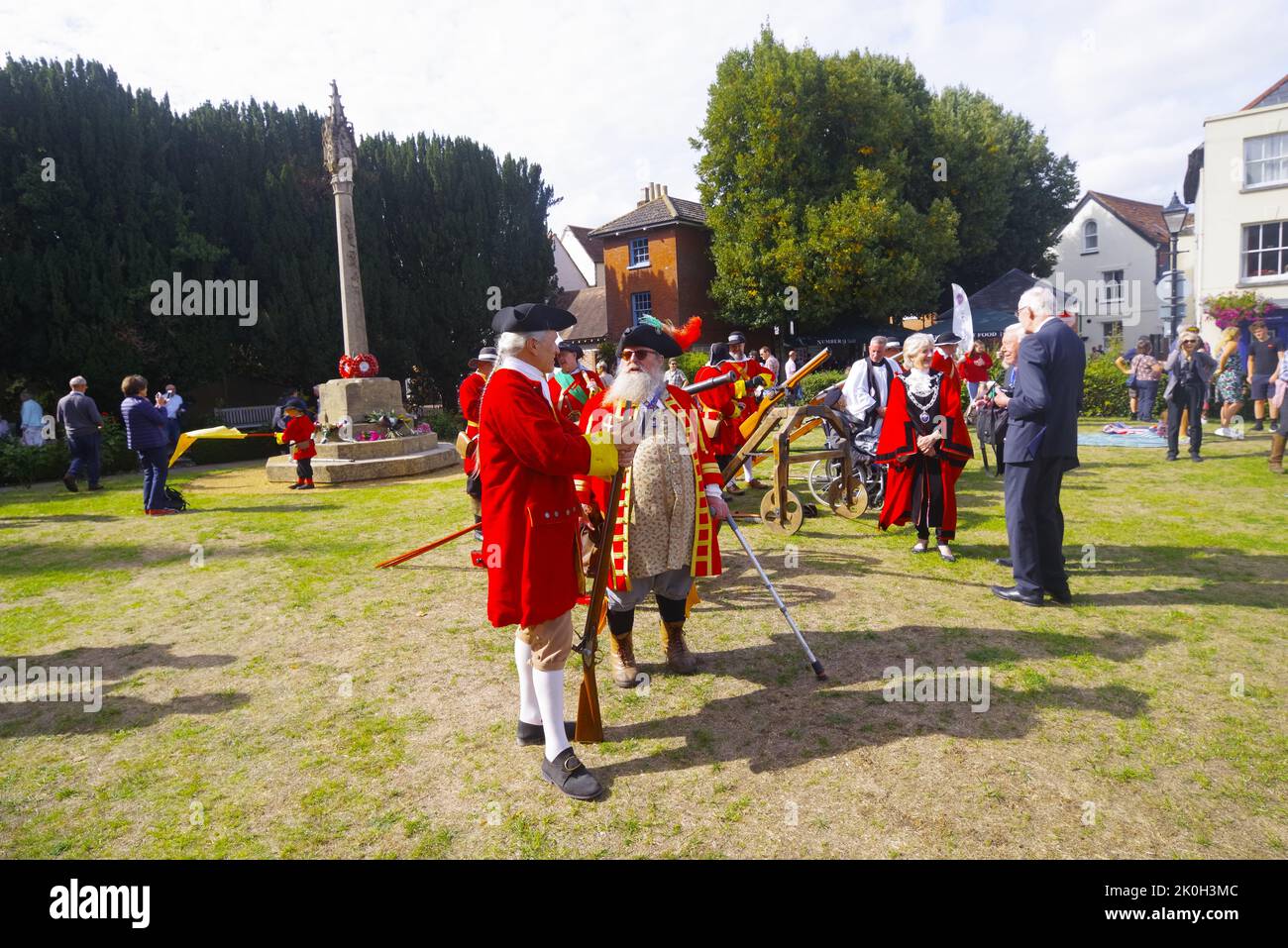 Proclamation à wimborne minster pour le nouveau roi Banque de ...
