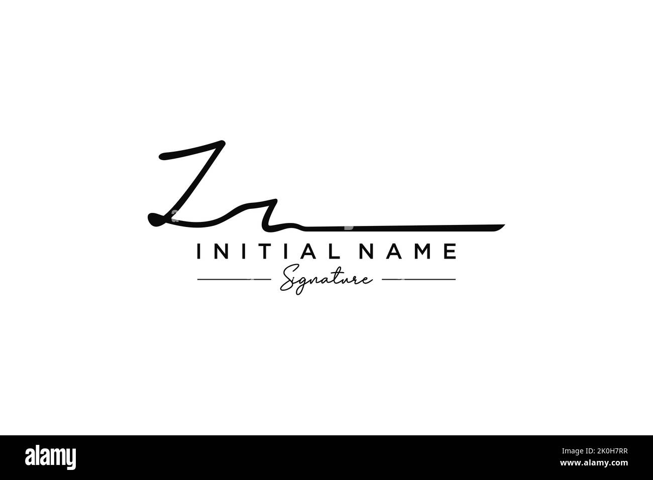 Alphabet zr Banque d'images vectorielles - Alamy