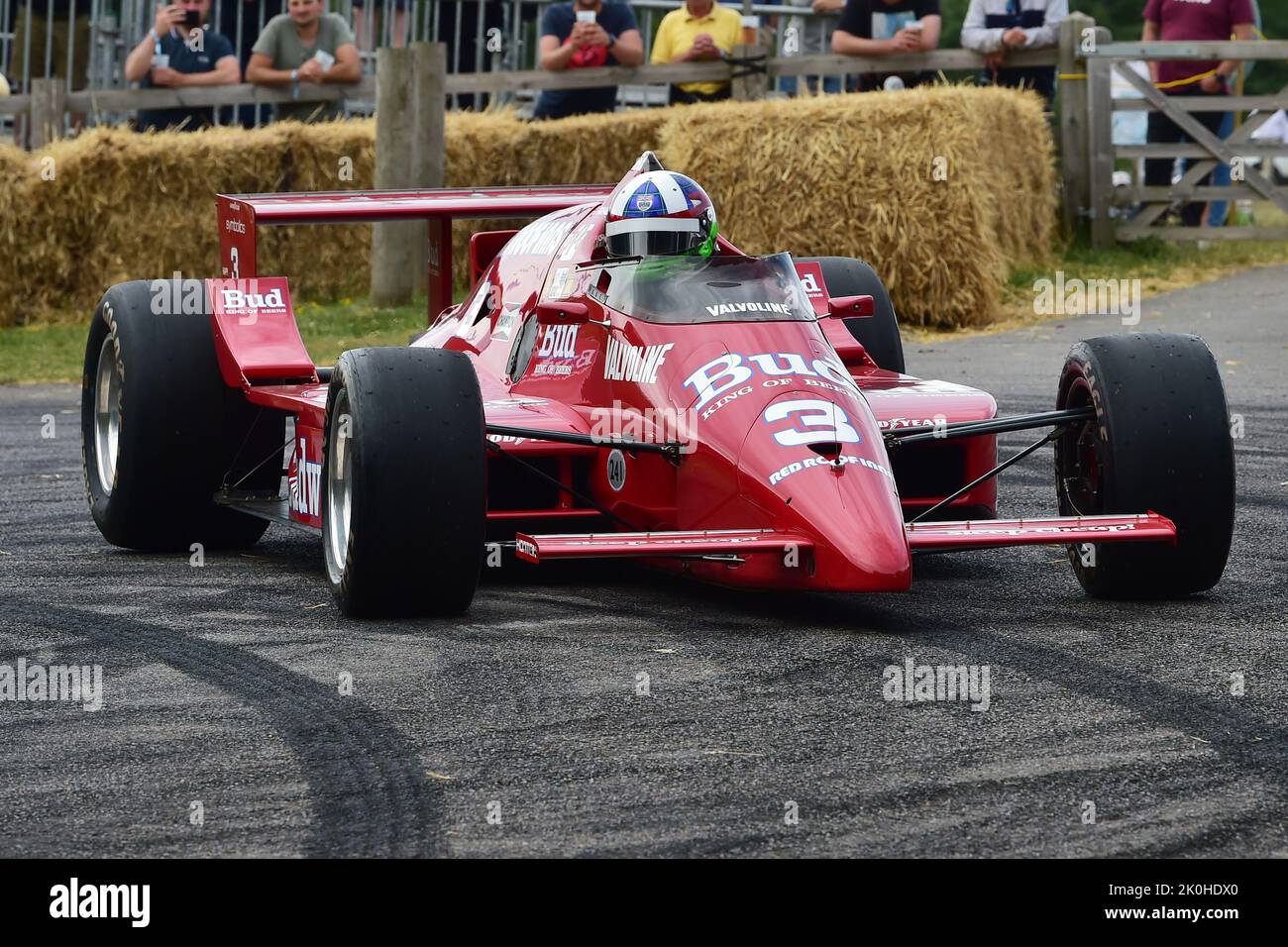 Dario Franchitti, March-Cosworth 86C, machines emblématiques et de course des États-Unis, avec ...