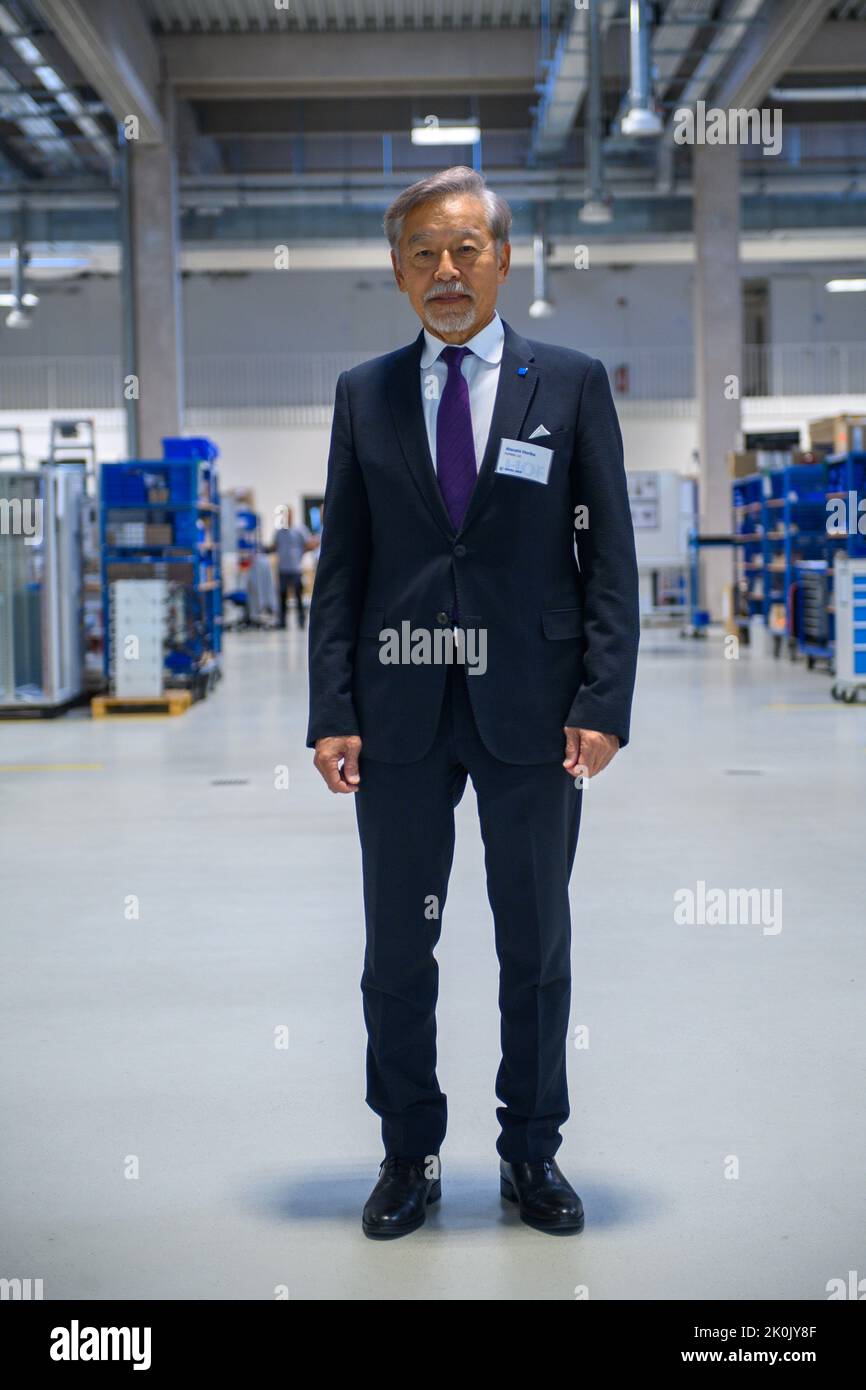 Barleben, Allemagne. 12th septembre 2022. Atsushi Horiba, fondateur de ...
