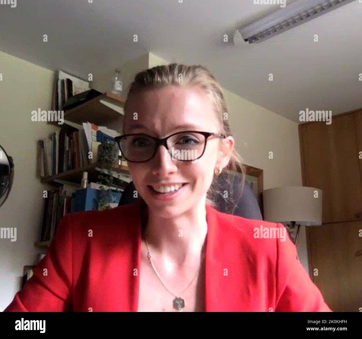 Capture d'écran prise lors d'un appel zoom avec Anna Lapwood ...