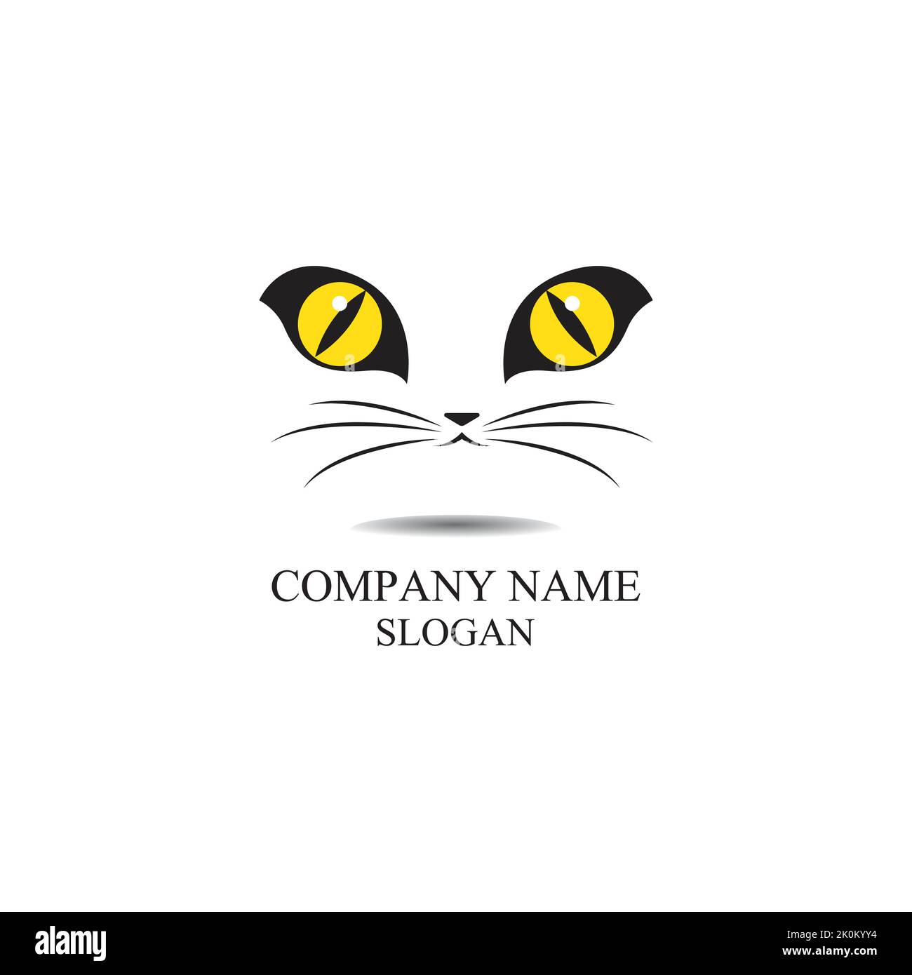 Cat eye logo Banque de photographies et d’images à haute résolution - Alamy