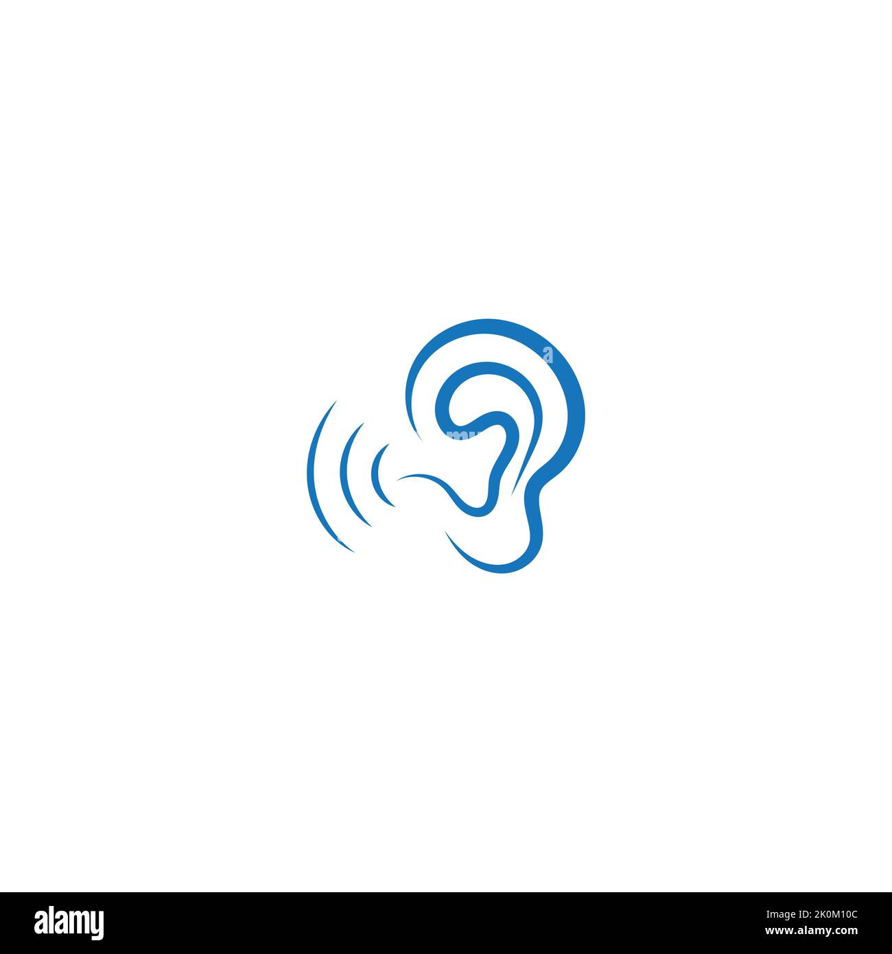 Logo de l'oreille symbole Vector Image Vectorielle Stock - Alamy