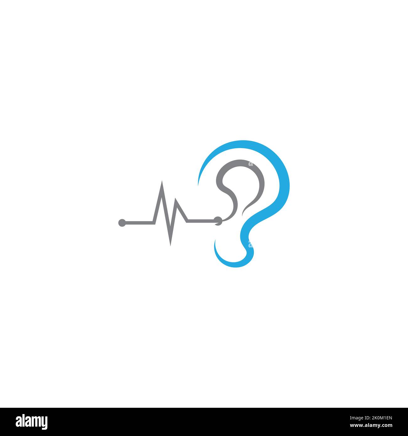 Logo de l'oreille symbole Vector Image Vectorielle Stock - Alamy