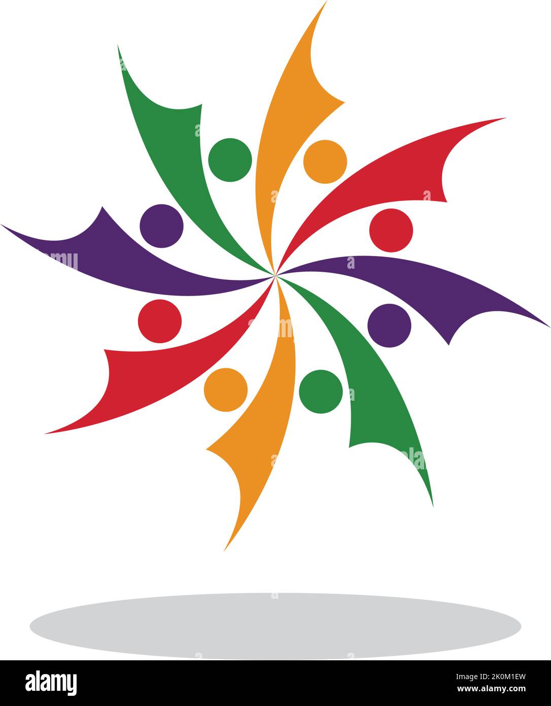 Logo de la communauté logo de l'équipe logo du groupe icône vectorielle ...