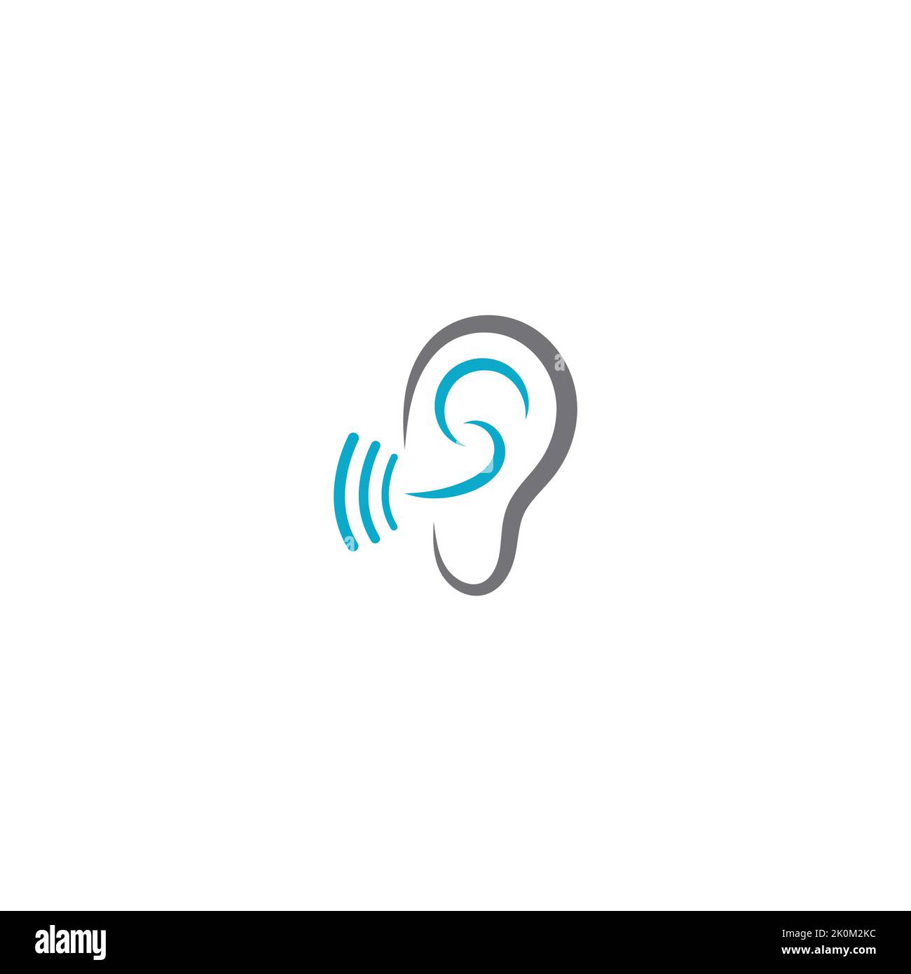 Logo de l'oreille symbole Vector Image Vectorielle Stock - Alamy