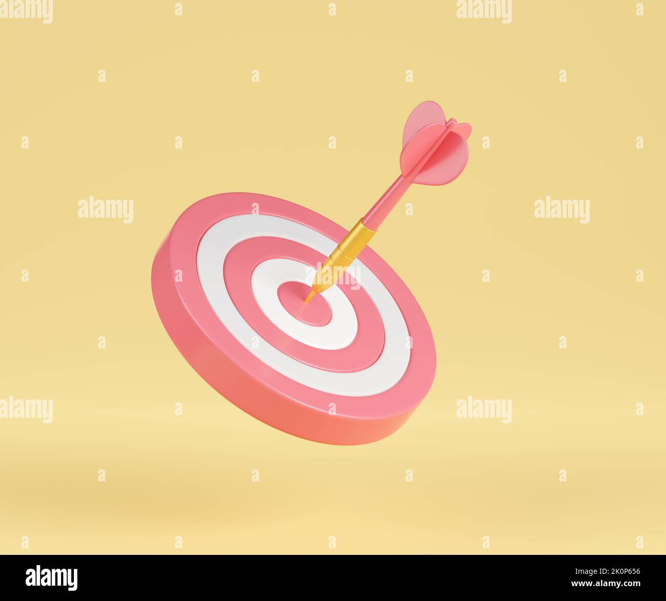 Target, rendu de la cible 3D, logo de la cible avec flèche au centre ...