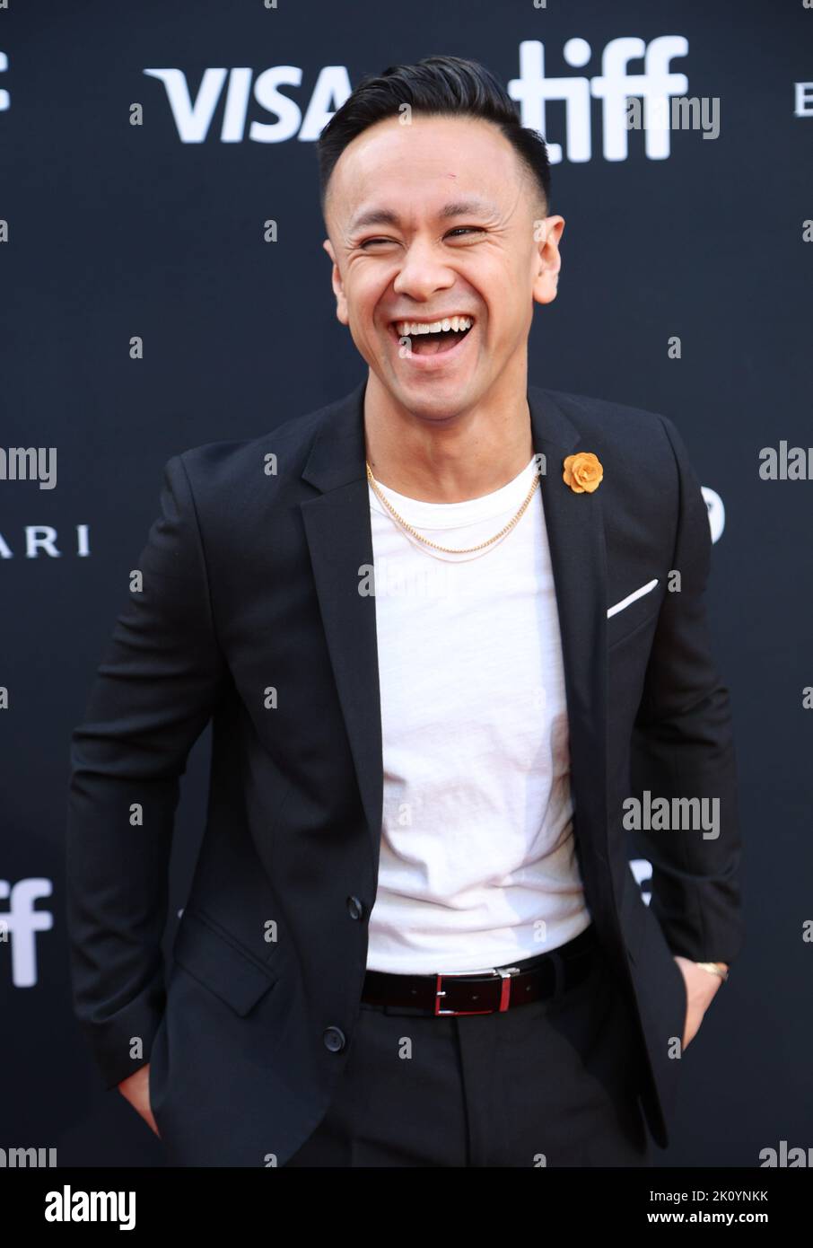 Alex Huynh arrive à la première « la plus grande course de bière » lors ...