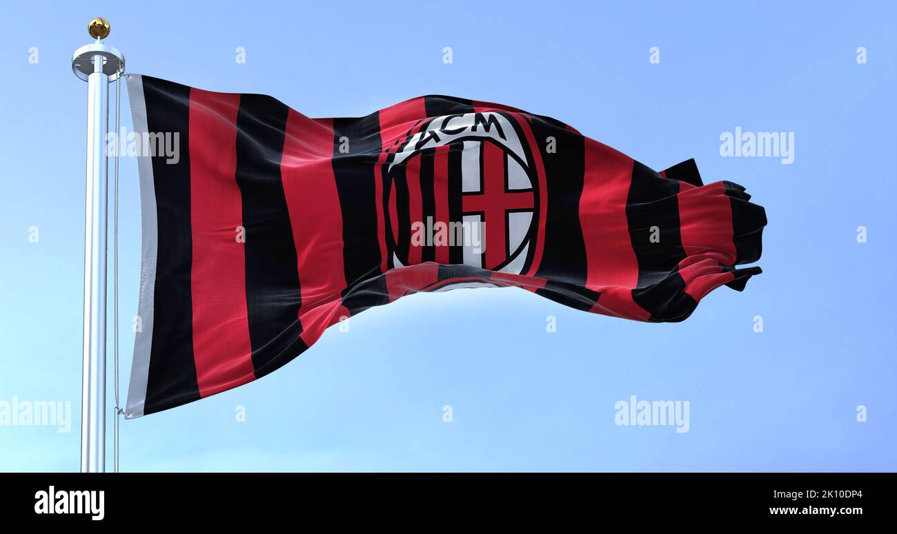 Drapeau italien sur le football Banque de photographies et d’images à ...