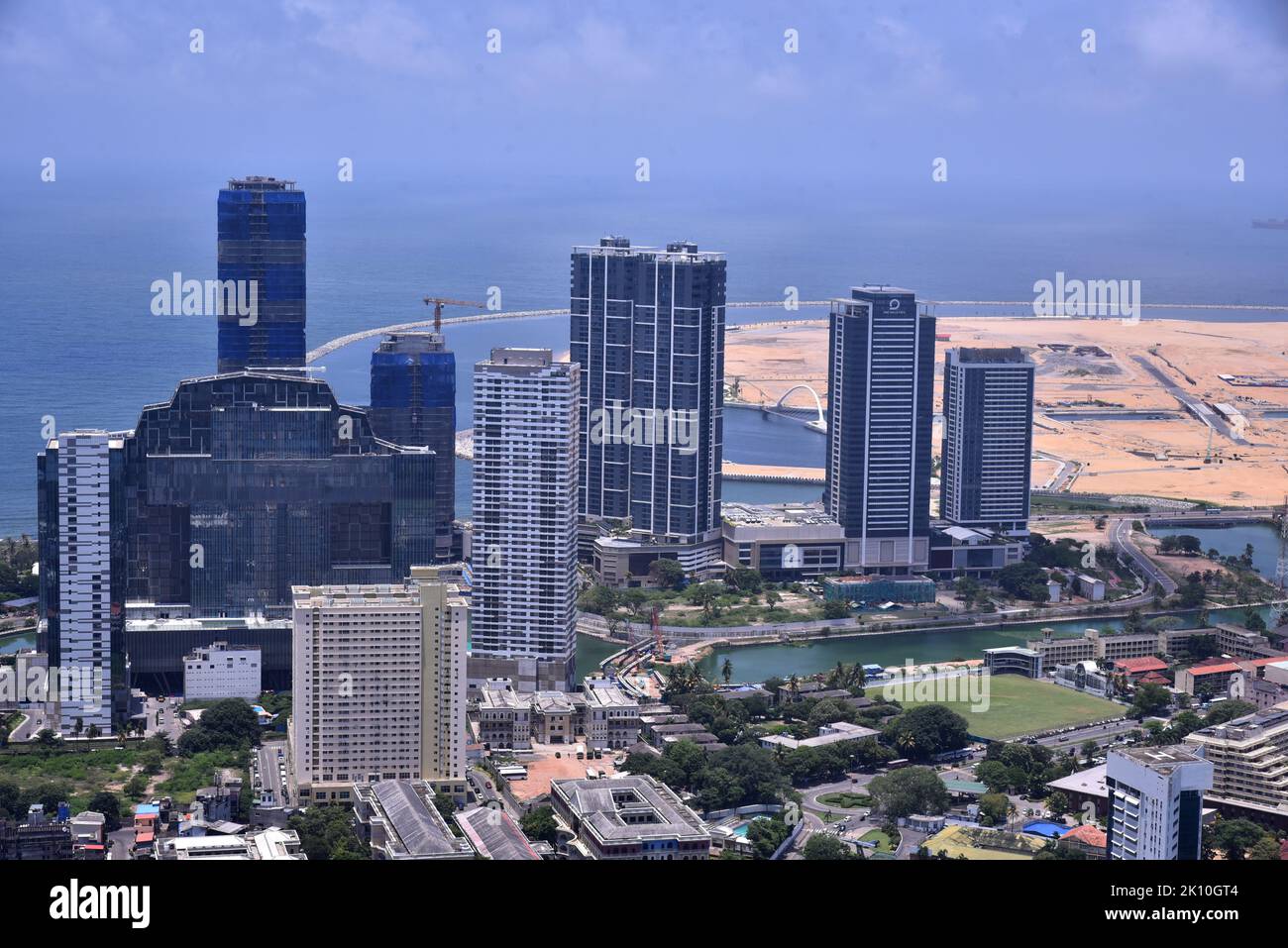 (9/12/2022) vue de la capitale Colombo depuis la tour Colombo Lotus, la ...
