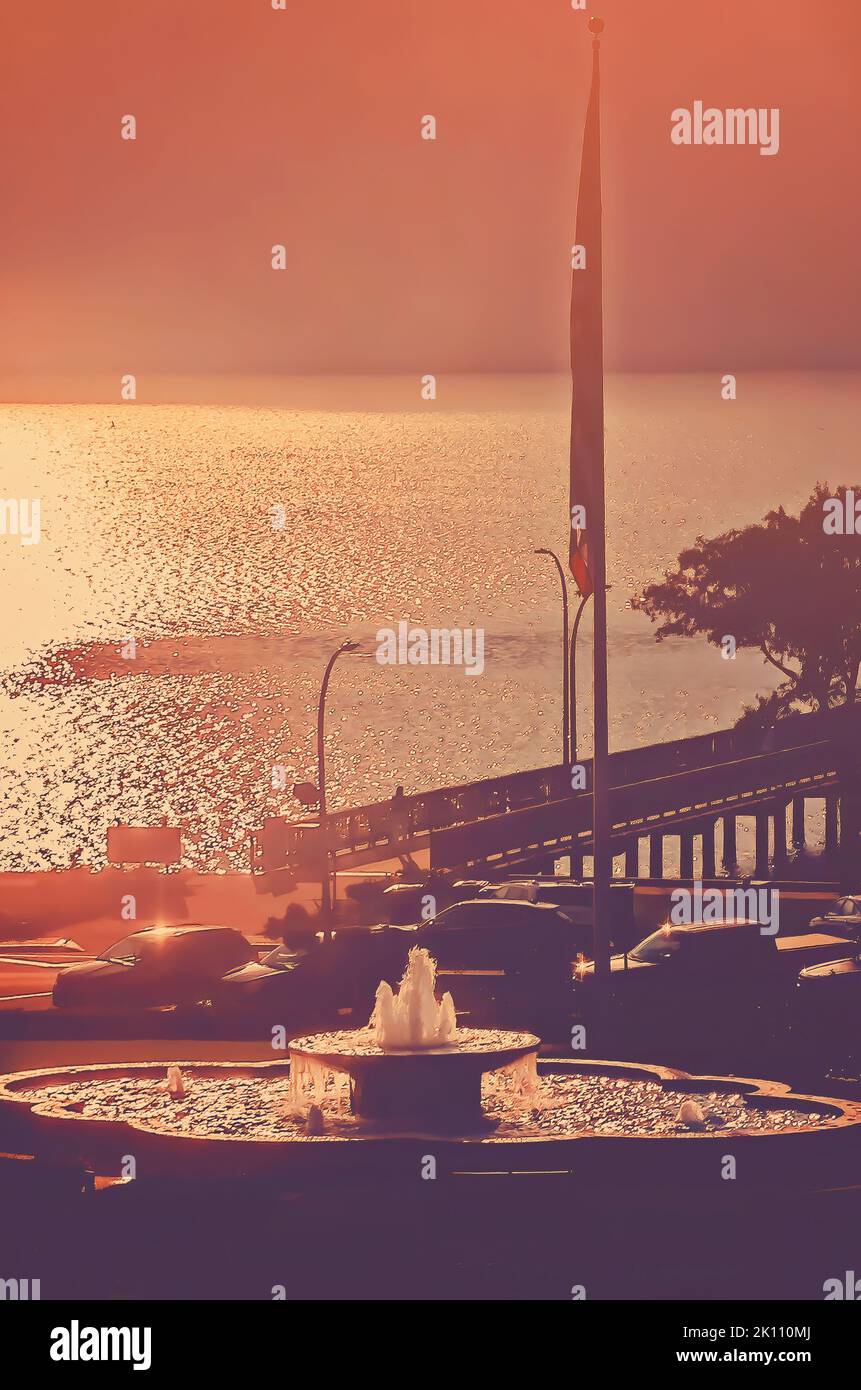 La jetée municipale de Fairhope est représentée ci-dessus, le 8 ...