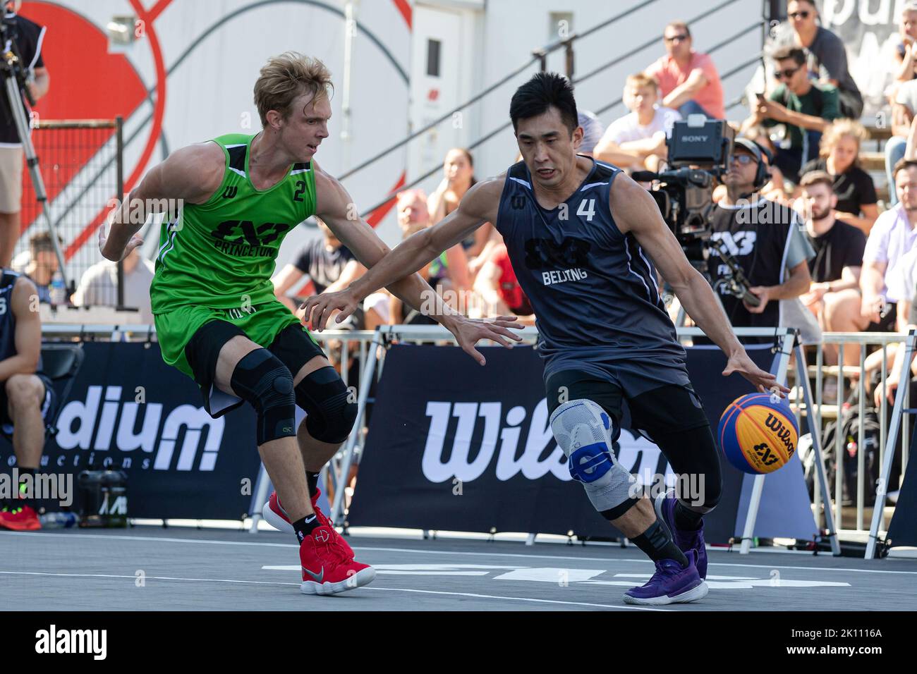 Montréal, Canada, 03 septembre 2022: Hanyu Guo (gris) de l'équipe ...