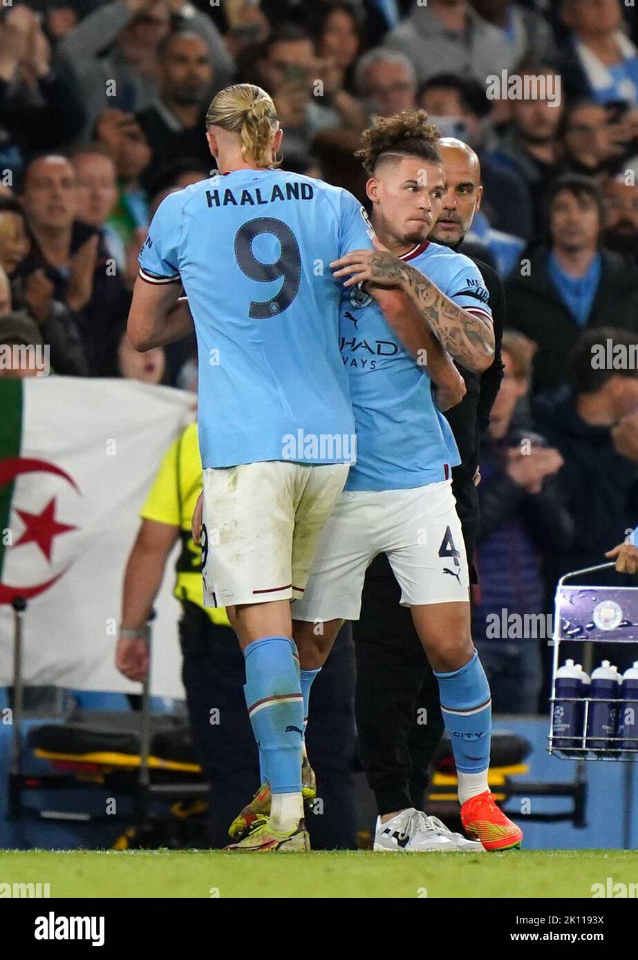 Erling Haaland de Manchester City a remplacé Kalvin Phillips lors du ...
