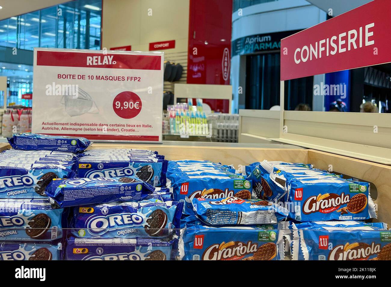 Les biscuits Oreo sont vendus au magasin hors taxes du terminal 3 de l ...